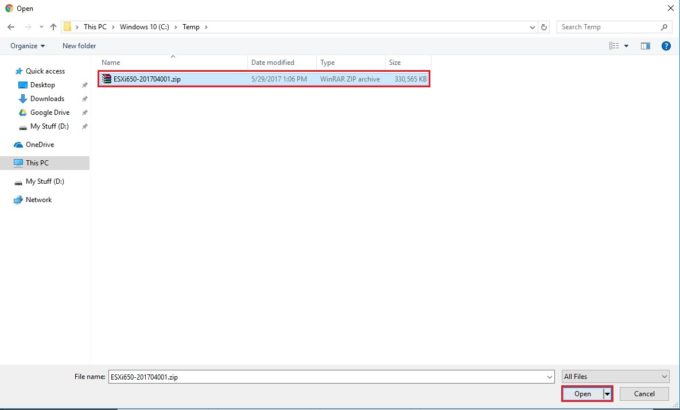 Upgrade Esxi 65 Version Using The Offline Bundle Vmscrub
