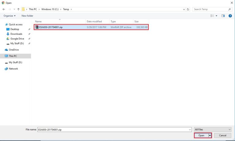 Upgrade Esxi 65 Version Using The Offline Bundle Vmscrub