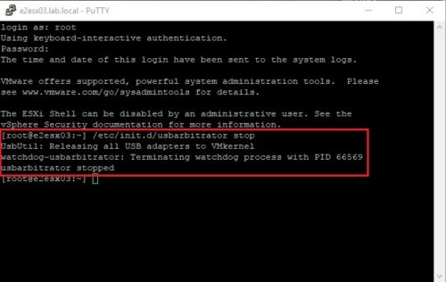 Creating A Vmfs Datastore On A Usb Drive Vmscrub 2157