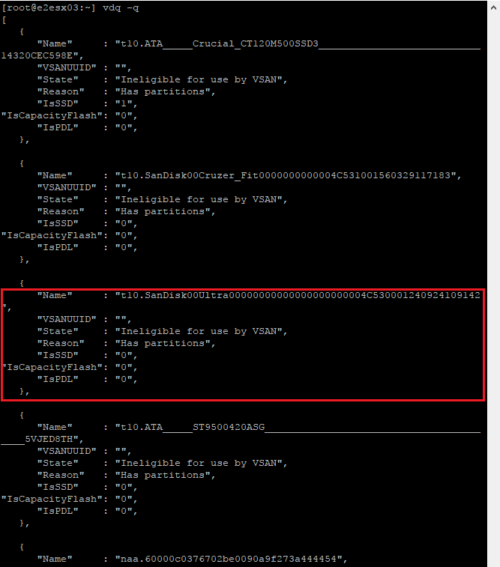 Creating A Vmfs Datastore On A Usb Drive Vmscrub 