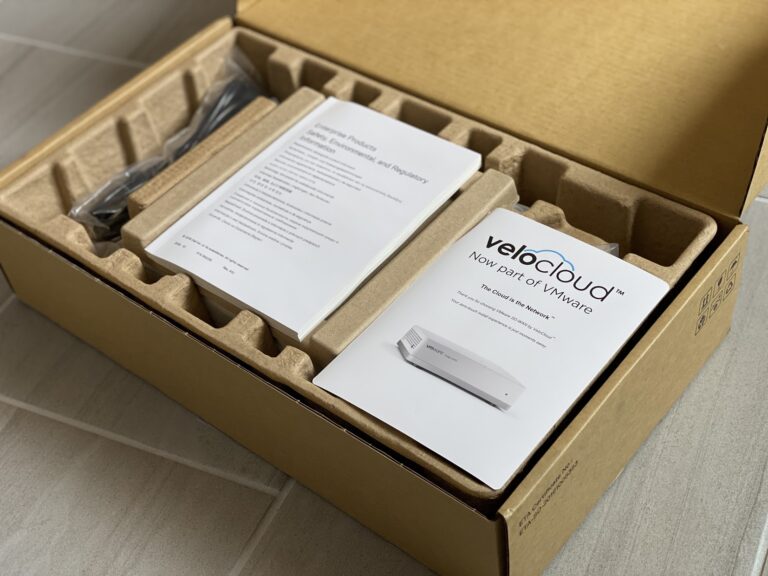 VMware VeloCloud Edge 620 SD-WAN WFH Setup - VMscrub