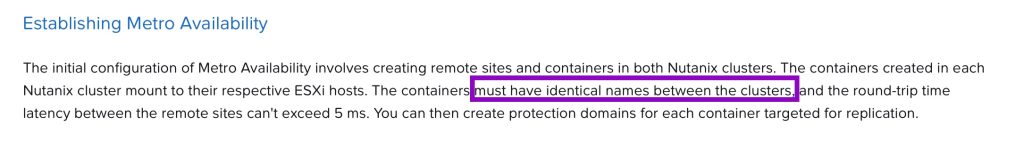 Configuring Nutanix AHV Metro Availability - VMscrub